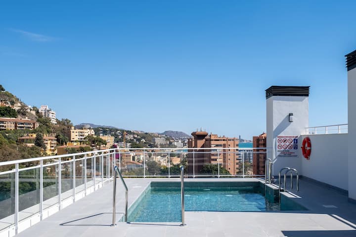 Malagueta · Piscine Rooftop · Parking · 2sdb | Pla - Provincia de Málaga, España