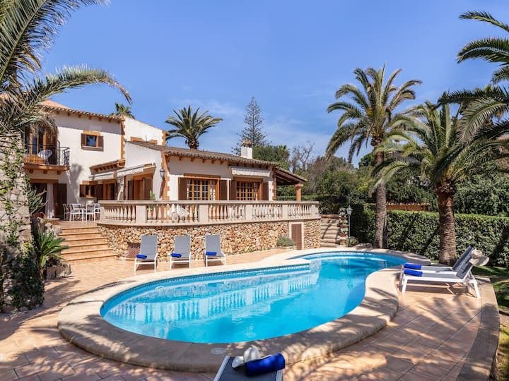 Villa In Son Servera With Beach & Pool - Cala Millor