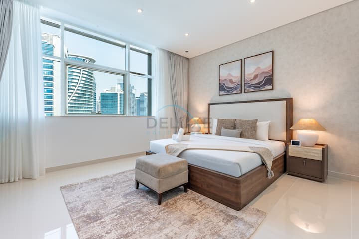 Canal View, Steps To Mall, Mins Drive To Downtown - Dubai