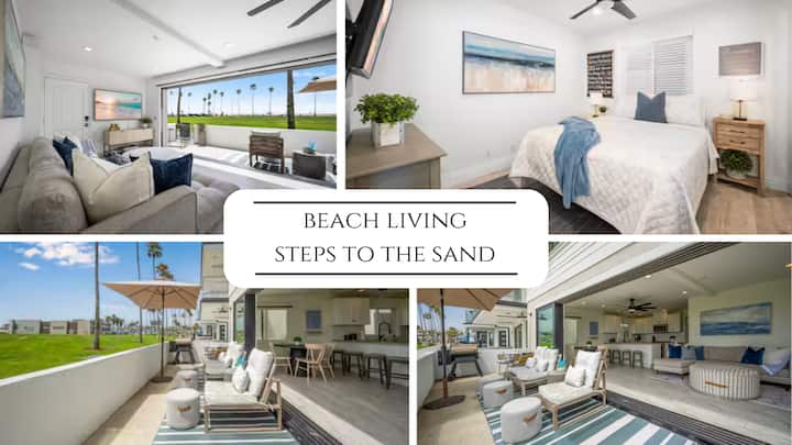 Patio On The Boardwalk Steps To The Ocean - Newport Beach, CA