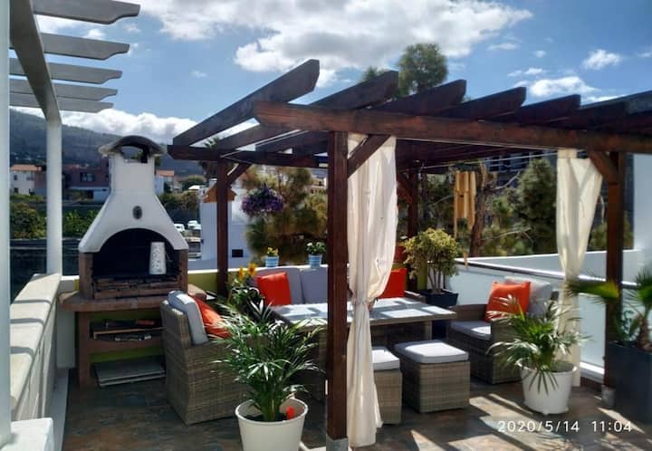 Appartement Central Avec Vue Terrasse Barbecue Et - Santa Cruz de La Palma