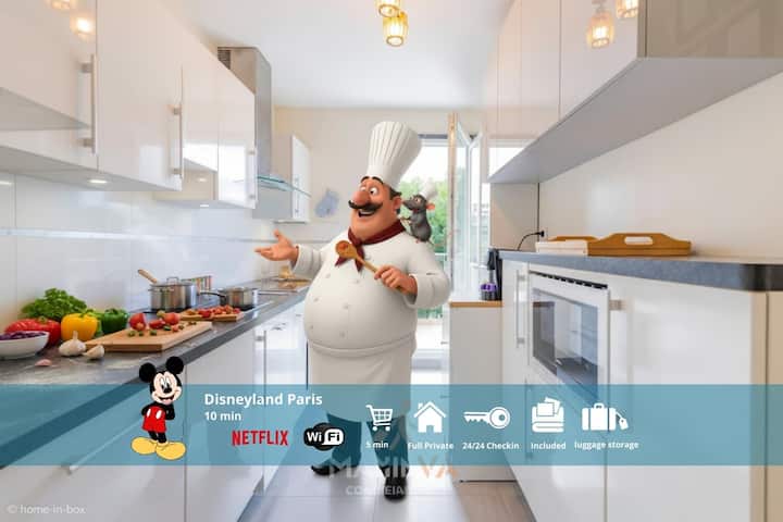 The Little Chef, 8 Pers, 10 Min Disneyland Paris - Claye-Souilly