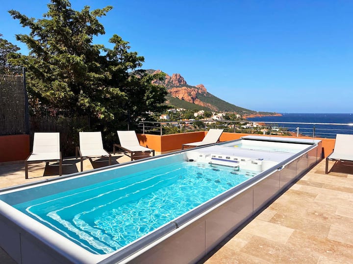 Villa Lucioles Avec Une Vue Mer Incroyable - Cap Estérel