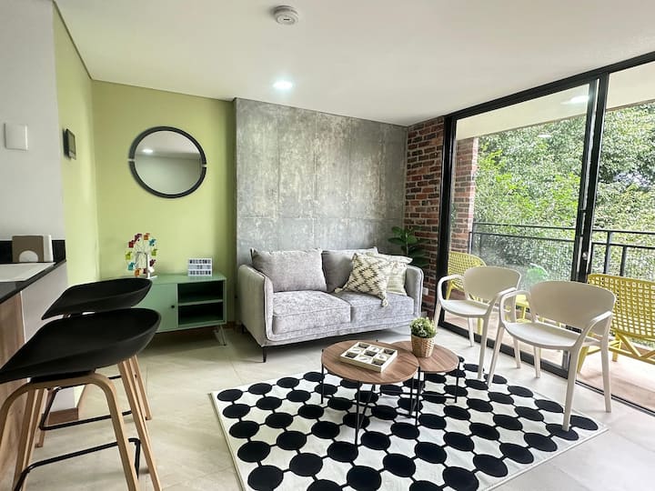 Apartment 401 At Housinn Fatima - Medellín