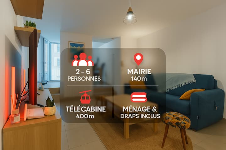 Appartement Cosy Hypercentre 400m De La Télécabine - Cauterets