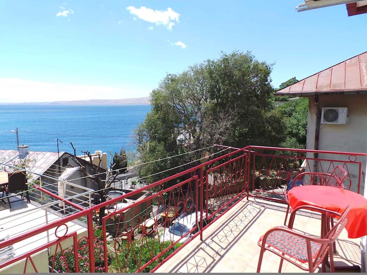Appartement De Vacances Avec Vue Sur La Mer à 50 M - Karlobag