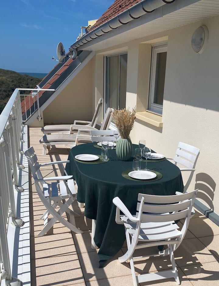 Appartement Lumineux Avec Balcon En Plein Soleil - Merlimont