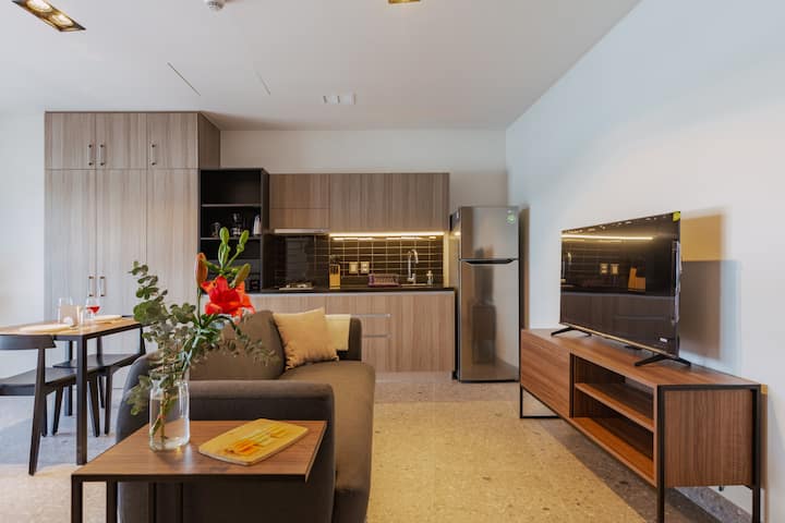 Stylish Studio W/ Gym & Pool Access | Viato Homes - Naucalpan de Juárez