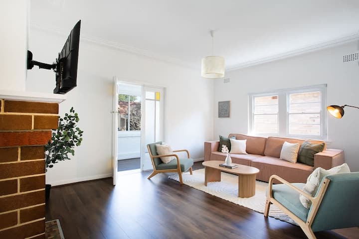 2br Home | Free Parking | Pet Friendly | Wfh Space - Camperdown