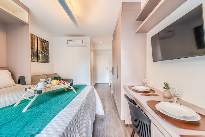 Ba87 Studio Metrô Moema Ibirapuera E Congonhas - São Paulo (estado)