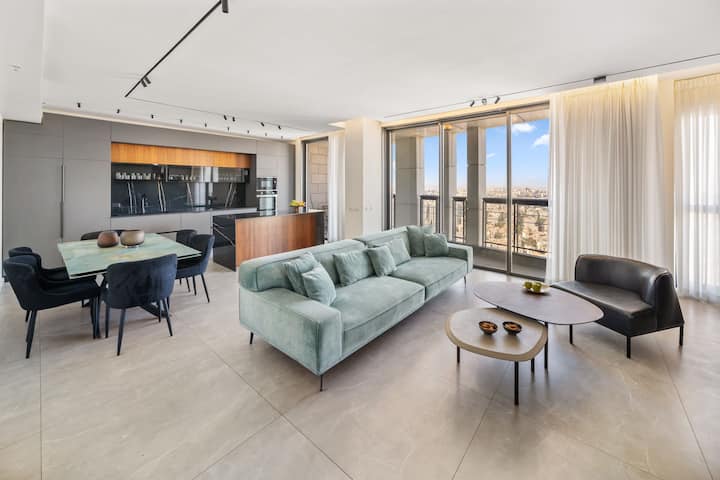 Jtower - Presidential 3br Parking With Amazing Vie - Jerusalem