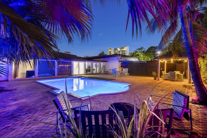 Brickell Pool Escape W/game Room - Aeropuerto Internacional de Miami (MIA)