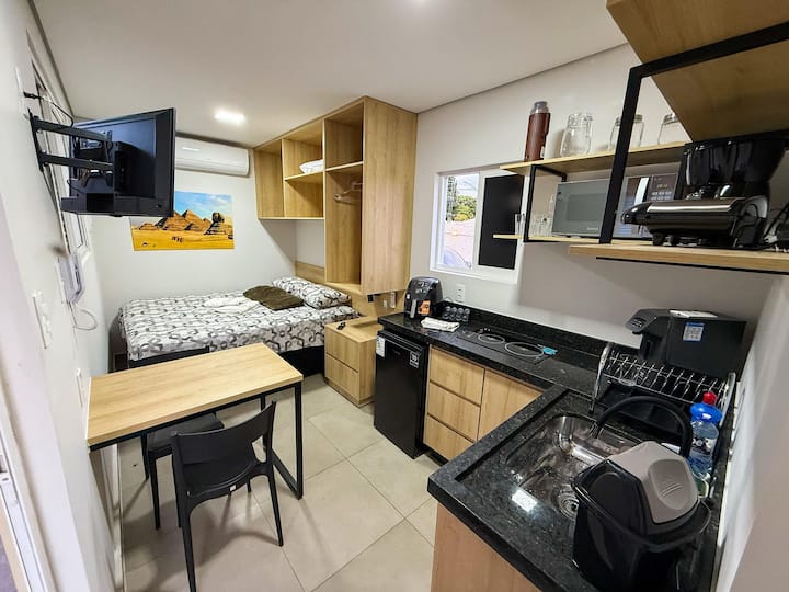 Egito - Flat Studio Completo Com Ar Condicionado - Patos de Minas