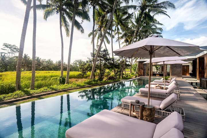 Villa Angeleena 4ch | Piscine Infinity & Rizières - Australia