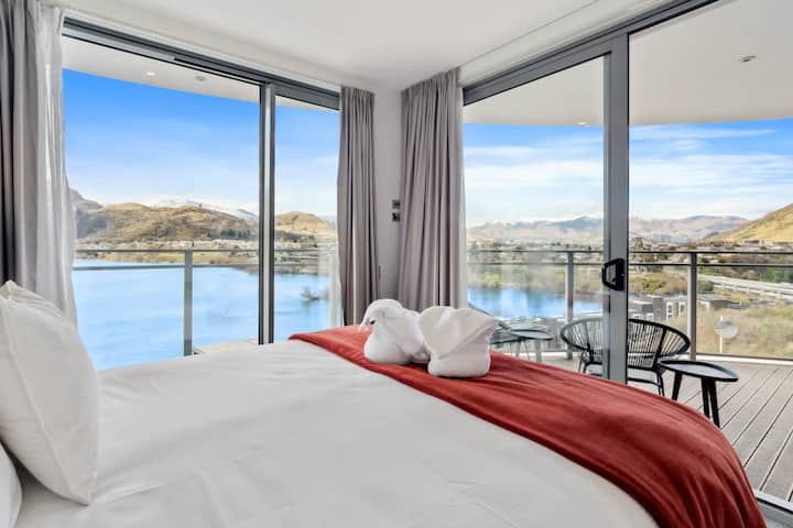 Sunlit Serenity | Lakefront Apartment - Queenstown