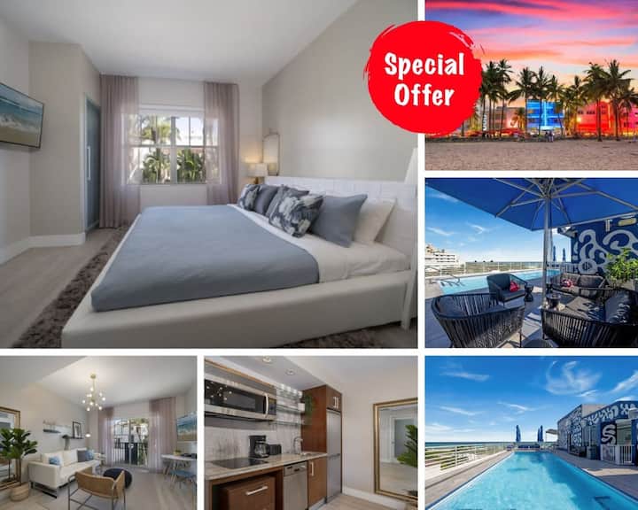 Ocean Drive Retreat: Beach Access & Rooftop Pool - Miami Beach, FL