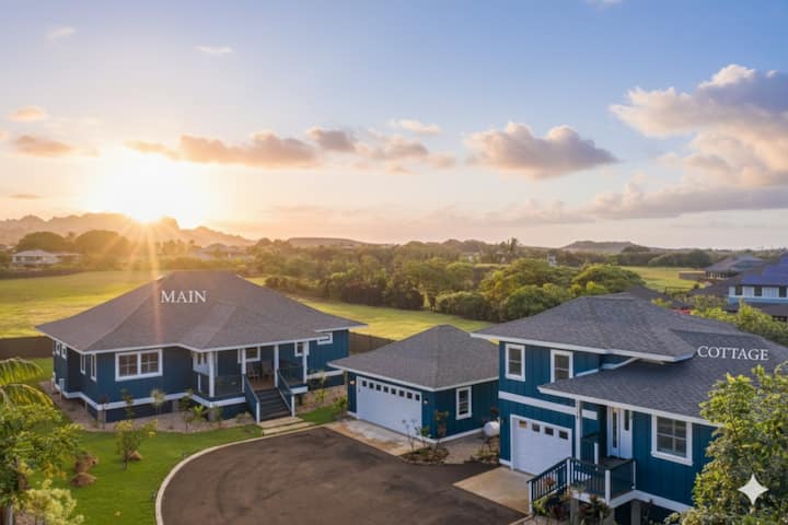 *New 5bd Luxe Beach Estate |Pool, Pickleb, Gym| Ac - Kauai, HI