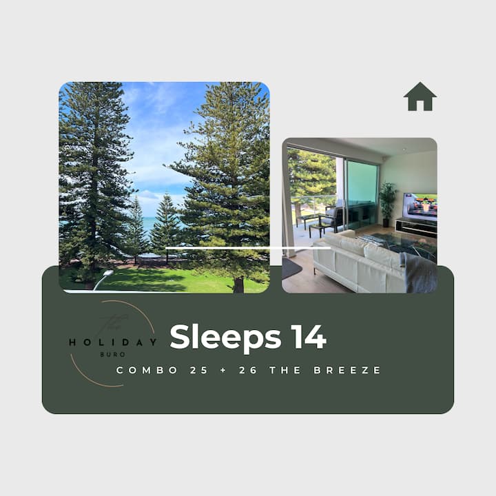 25 + 26 The Breeze Combo For 12 Guests - Middleton