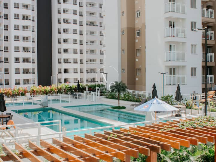 Ap 2 Bdr |Vlt Station 5 Min| Pool/gym/rooftop/more - Rio de Janeiro