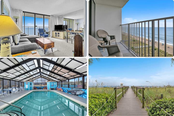 ‼️Cozy Oceanfront Condo W/ Heated Pools & Views - Carolina Beach, NC