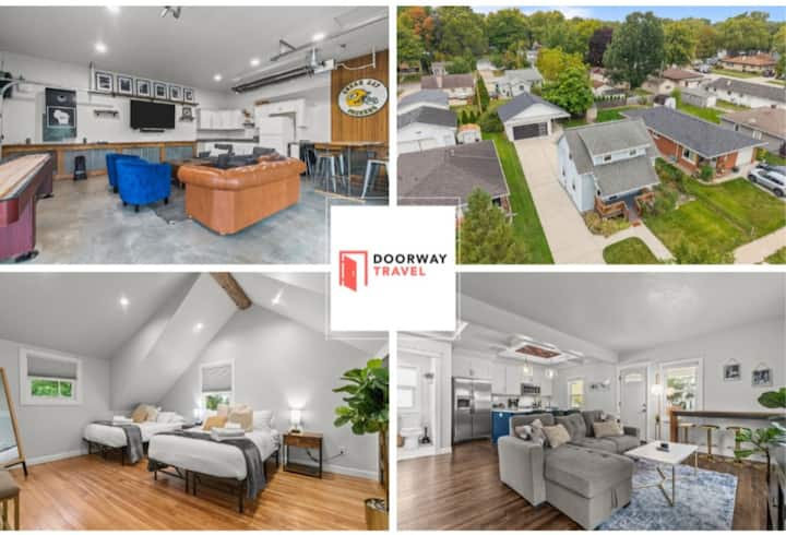 Walktolambeau! Sleeps 10|largeheatedgarage|grill! - Green Bay, WI