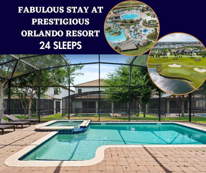 Prestigious Resort Stay W Pool & Amazing Amenities - Davenport, FL