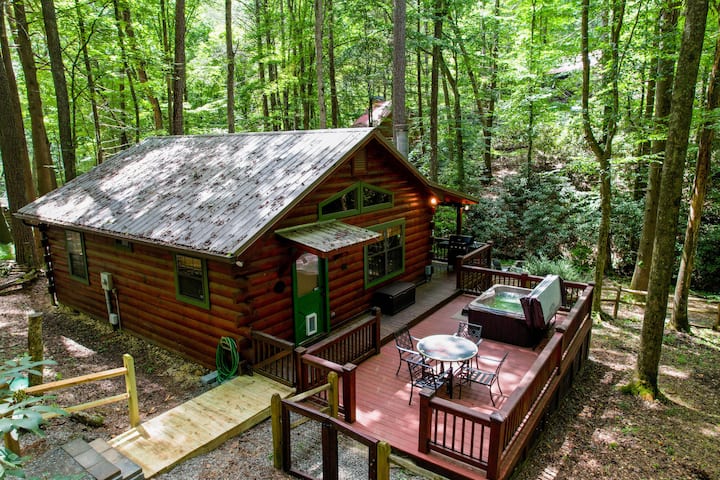 Trailside Creek Cabin | Hot Tub & Dog Yard - Cherry Log, GA