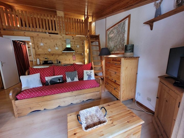 Studio Mezzanine Cosy Et Chaleureux - Bonneval-sur-Arc