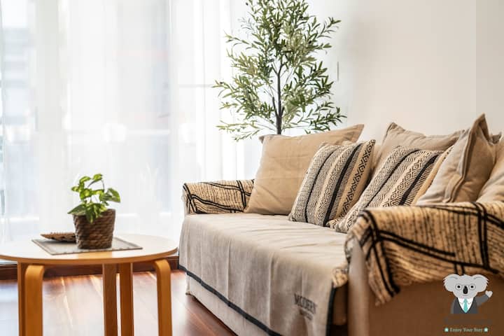 Kozyguru | Waterloo| Modern 2level 2br Apt Parking - Rosebery
