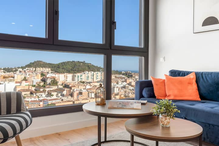 Vistas Espectaculares En Urban Sky - Málaga