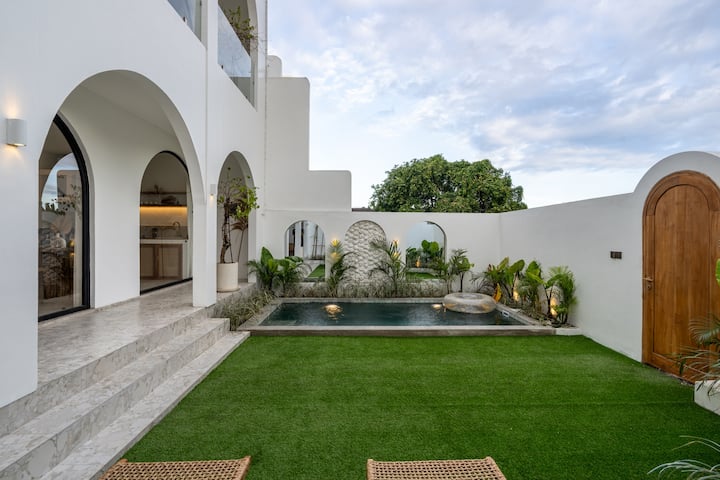 2br New Designer Villa Rice Fields View & Jacuzzi - 오스트레일리아