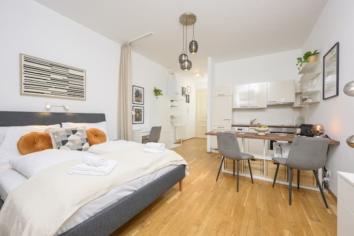 Quiet & Comfortable Studio Apartment In Vienna - 빈