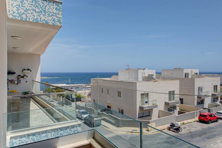 Familyfriendly 4br Apt Near Marsaskala Bay W/views - Malte