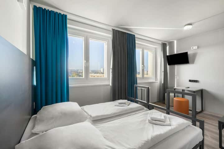 Private Twin Room At A&o Dresden Hauptbahnhof - ドレスデン