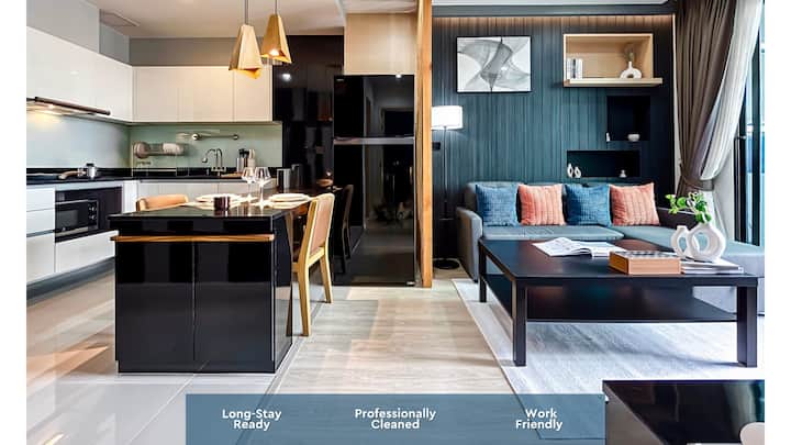 Near Mrt • Modern 2br • Pool & Gym • Sontana - Bangkok