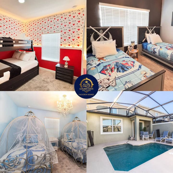 Bed 5/bath 4/sleeps 12 - Storey Lake (4970wa) - Kissimmee, FL