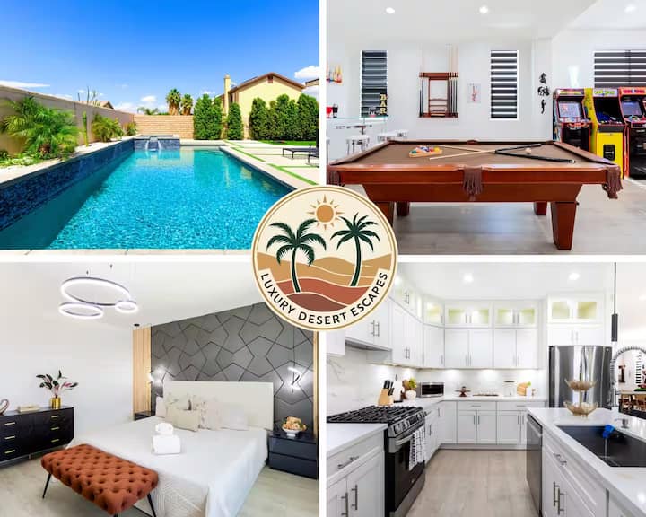 6br Private Home With Pool, Minigolf, Arcade, Spa - Indio, CA