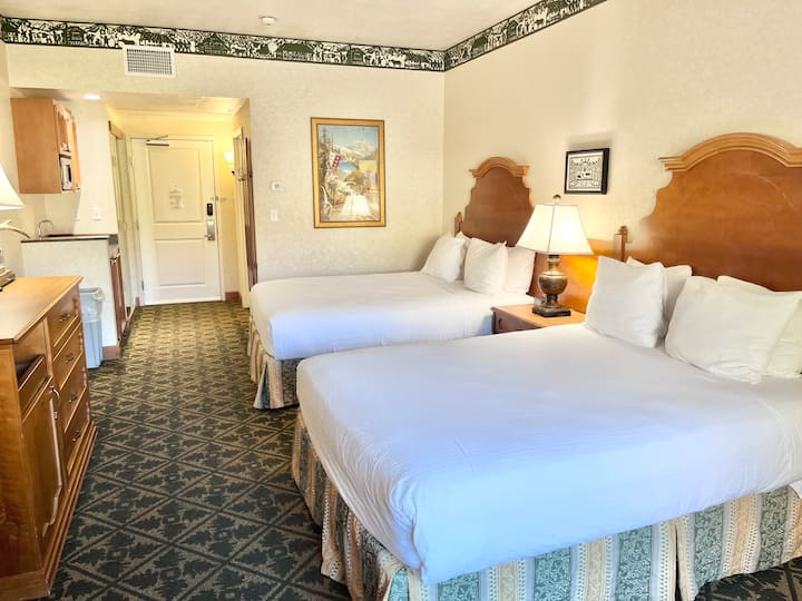 206 • Bright & Comfy Double Queen Suite At Zermatt - Midway, UT