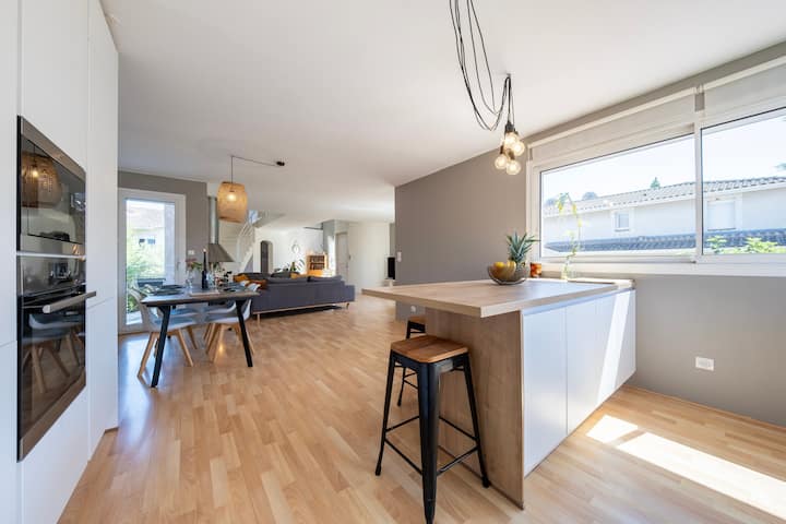 Lumière Toulousaine - Duplex Climatisé - Aucamville