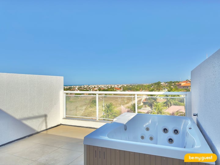 Triplex Com Jacuzzi No Beach Townhouses Iv - Aquiraz