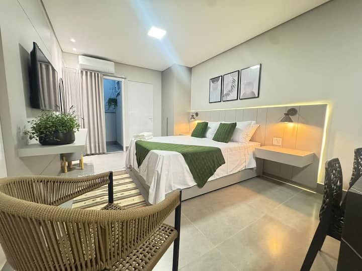 Loft Riviera | Cama Queen | Centro De Uberlândia - Uberlândia