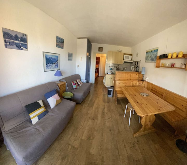 Studio + Coin Cabine 5 Personnes - Budget - Risoul