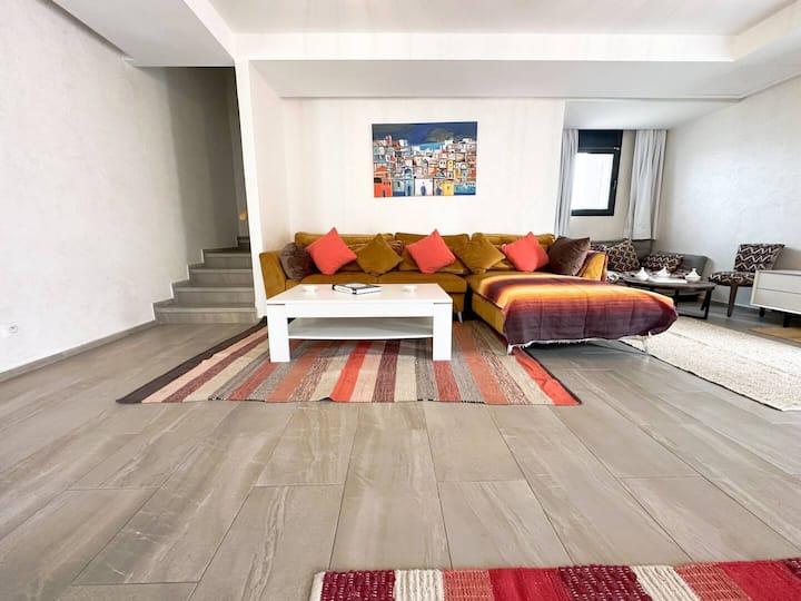 ÉVasion Océanique – Duplex Vue Mer & Piscine Luxe - Taghazout