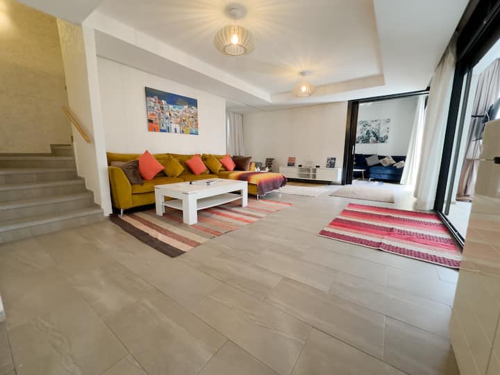 ÉVasion Océanique – Duplex Vue Mer & Piscine Luxe - Taghazout