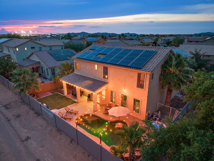 Chill & Thrill | Heated Pool, Hot Tub Family Villa - Casa Grande, AZ