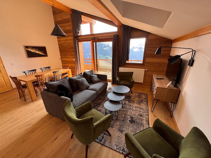 Les Saisies: Luxueux Appartement Proche Des Pistes - Areches Beaufort