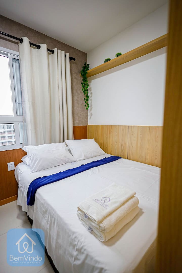 Estúdio Organizado E Moderno No Smart Amaralina - Salvador de Bahía