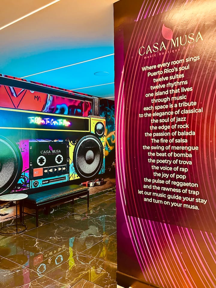 Casa Musa Boutique Music Hotel @ La Placita - San Juan