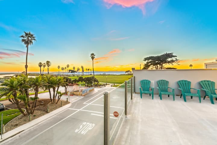 1-2 Min Walk To Beach, Ocean Views W/rooftop Deck - Ventura, CA