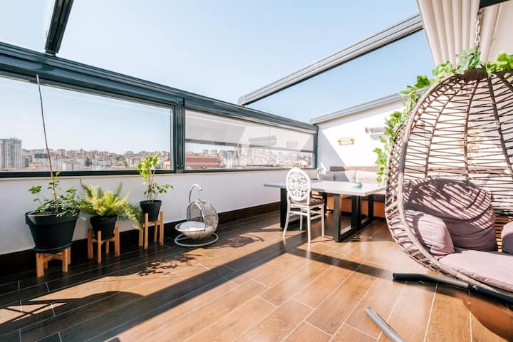 Sea View Flat W Terrace And Jacuzzi - Kartal